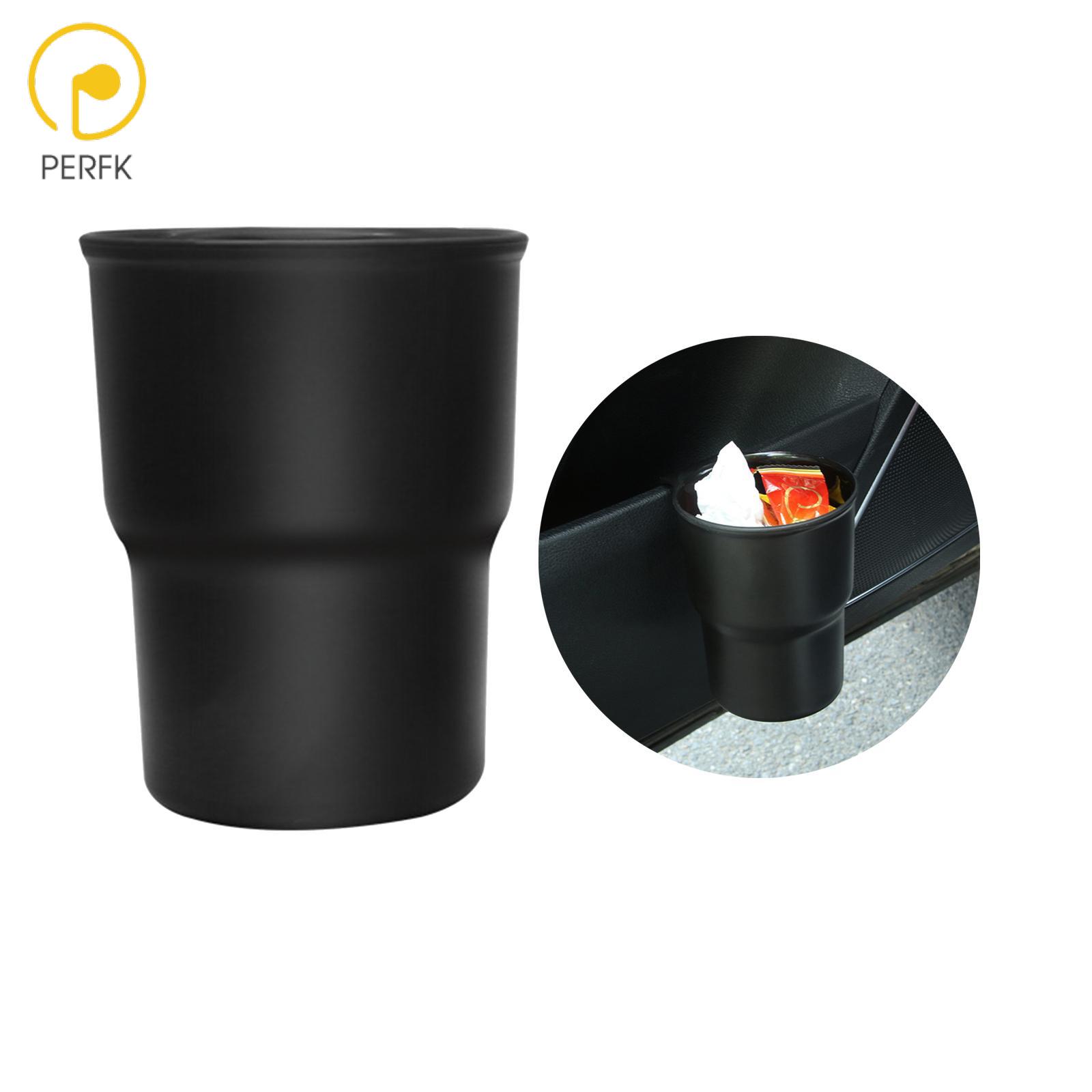 Perfk Car Trash Can Mini Car Garbage Can Trash Container Vehicle Cup ...