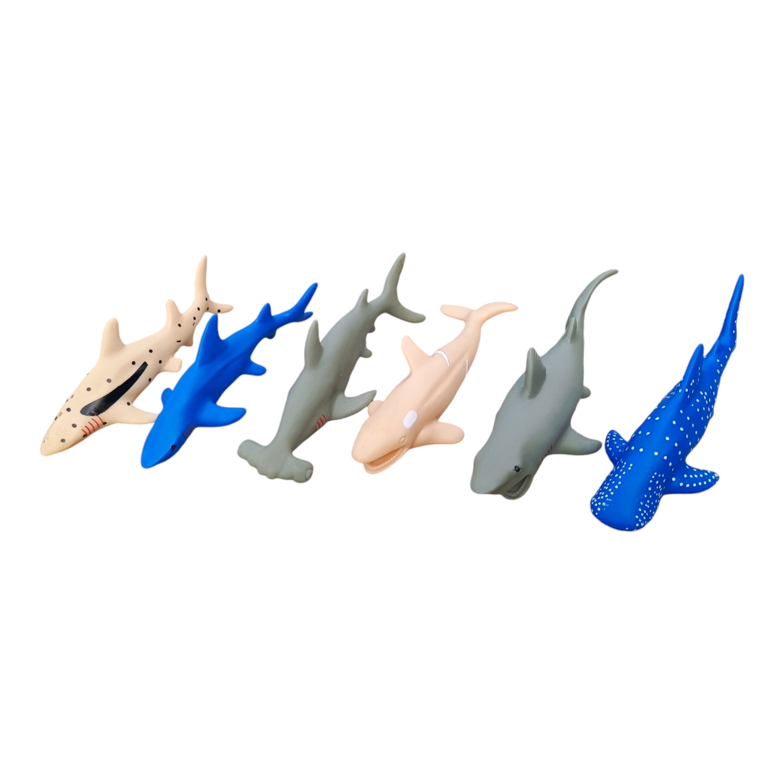 Sharks Fish Set for kids Dolphin Soft Rubber Toys 3pcs | Daraz.com.bd