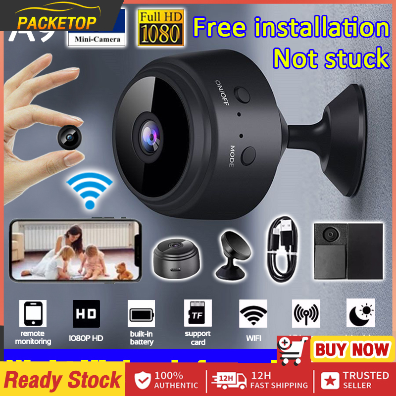 【PACKETOP】CCTV A9 IP Camera TP-Link A9 1080P HD Webcam Wifi Mini IP ...