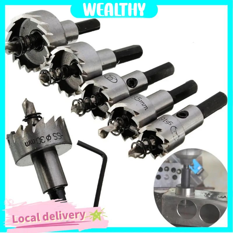 【Philippines Stock】12-50 mm HSS Drill Bit Hole Saw Tooth Set Stainless ...