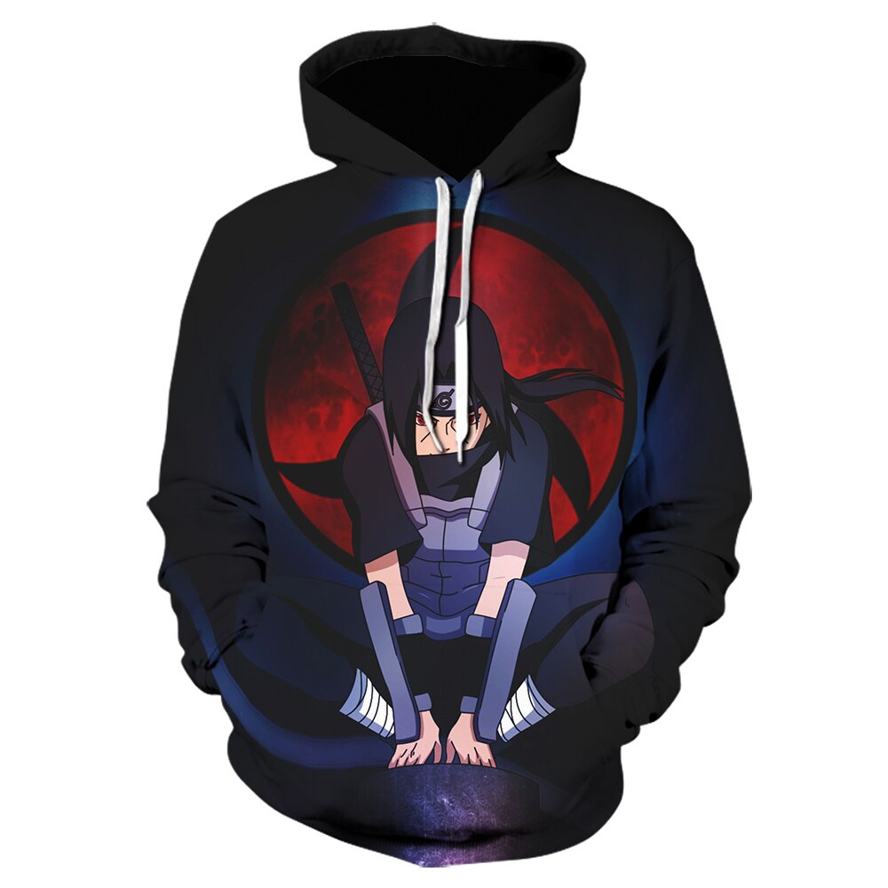 2021 new Japan anime 3D Printed hoodie Fashion itachi hoodies Cartoon ...