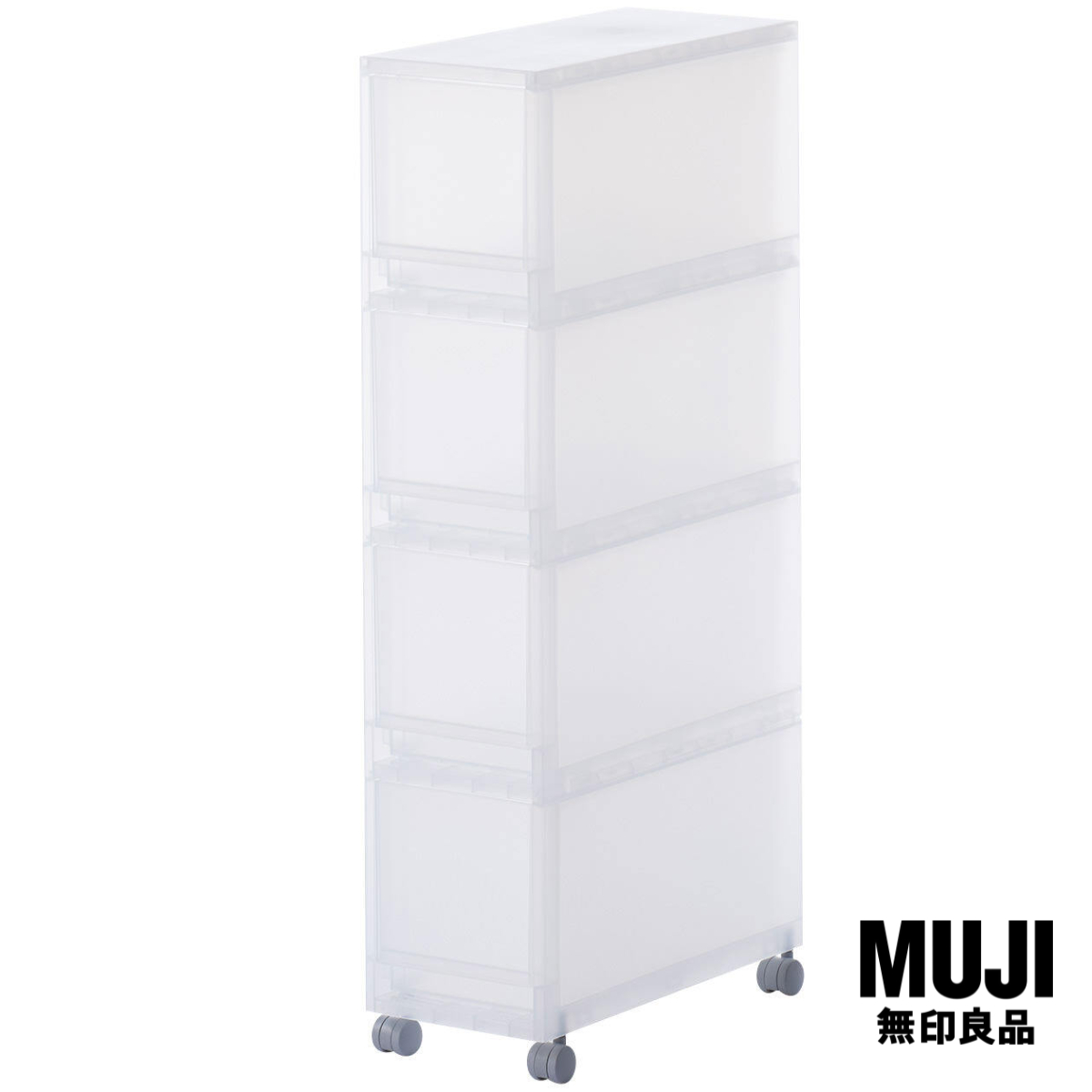 มูจิ กล่องแฟ้มโพลีโพรพิลีน - MUJI PP File Box Clear A4 (W10 x D32 x H24 cm) - MUJI - ThaiPick