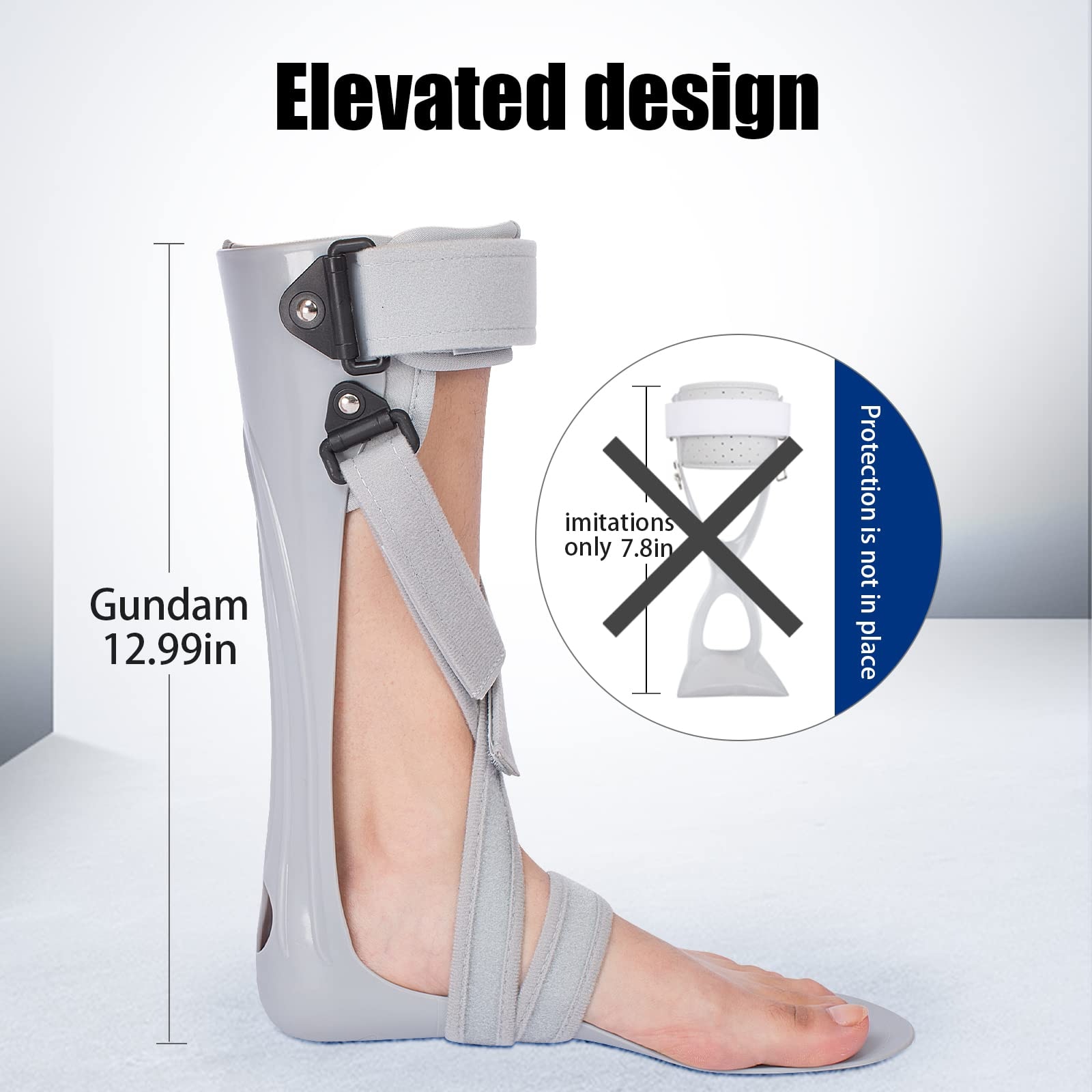 Tairibousy Afo Foot Drop Brace Splint Ankle Foot Orthosis Walking with ...