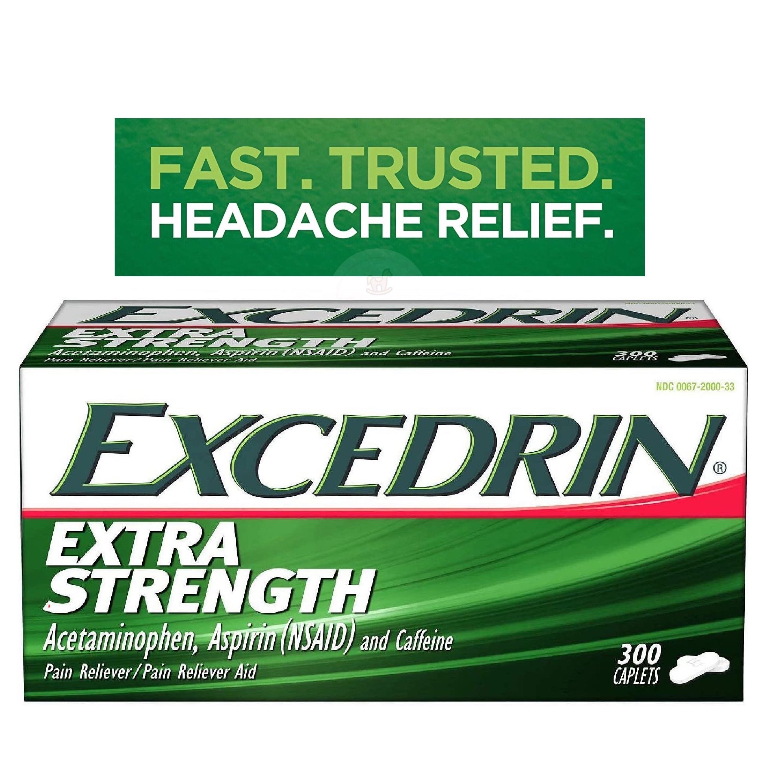 gsk Excedrin Extra Strength (300 Caplets) | Lazada.co.th