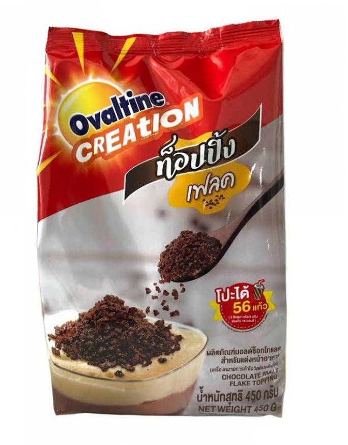 Ovaltine Chocolate Malt Flake Topping 450g | Lazada Singapore