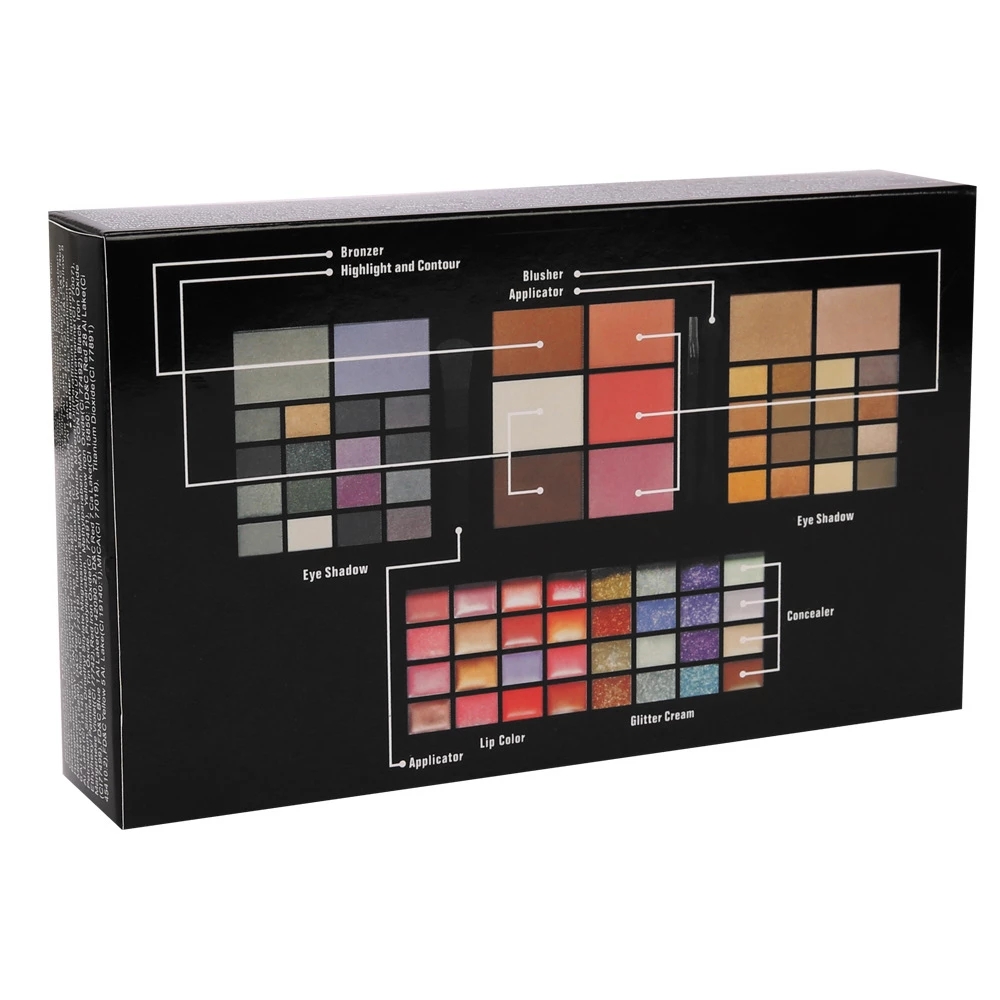 Eyeshadow Palette Makeup Set Make-Up Case Complete With Make-Up Glitter ...