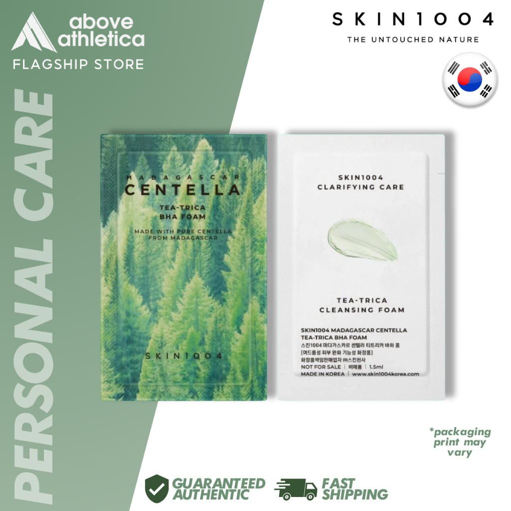 SKIN1004 Madagascar Centella Tea-Trica BHA Foam - Sample Sachet Size ...