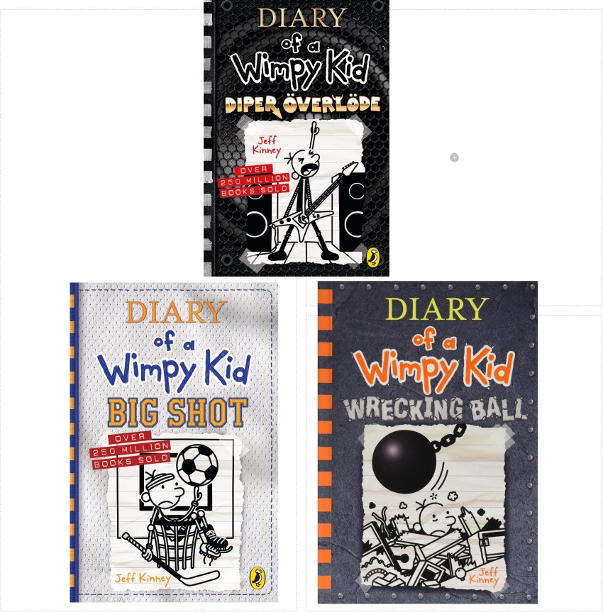 et Of 3 (Three) Books Of Diary Of A Wimpy Kid By Kinney Jeff: Diper ...