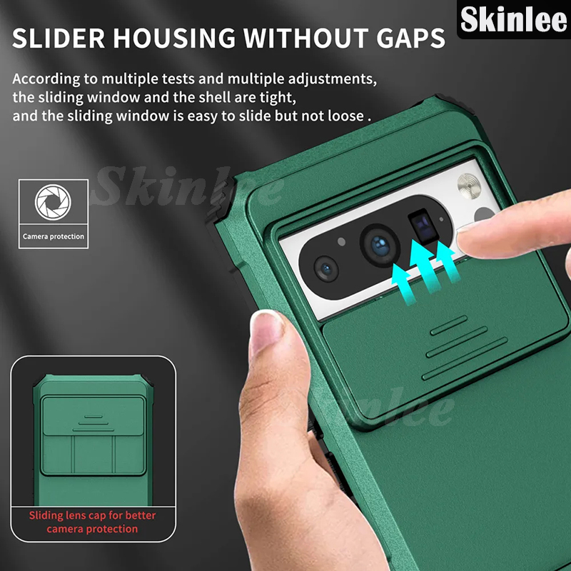 Phone Case for Google Pixel 9 9 Pro Hard Armor Shockproof Slide Camera ...
