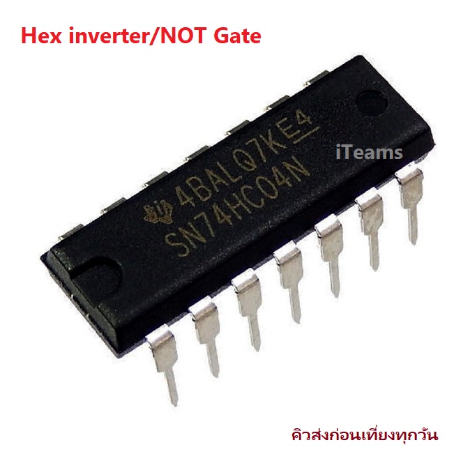 IC DIP-IC 74HC04 SN74HC04 74HC04N 74HC04D Hex inverter/NOT gate iTeams ...
