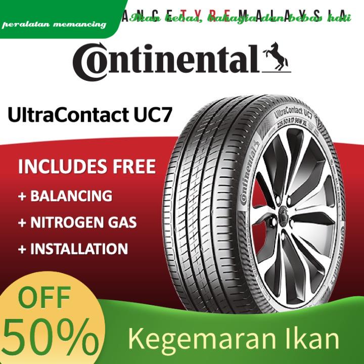 (NEW Launched) Continental Ultra Contact 7 UC7 Ultra Contact 6 UC6 15 16 17 18 INCH TYRE (FREE ...