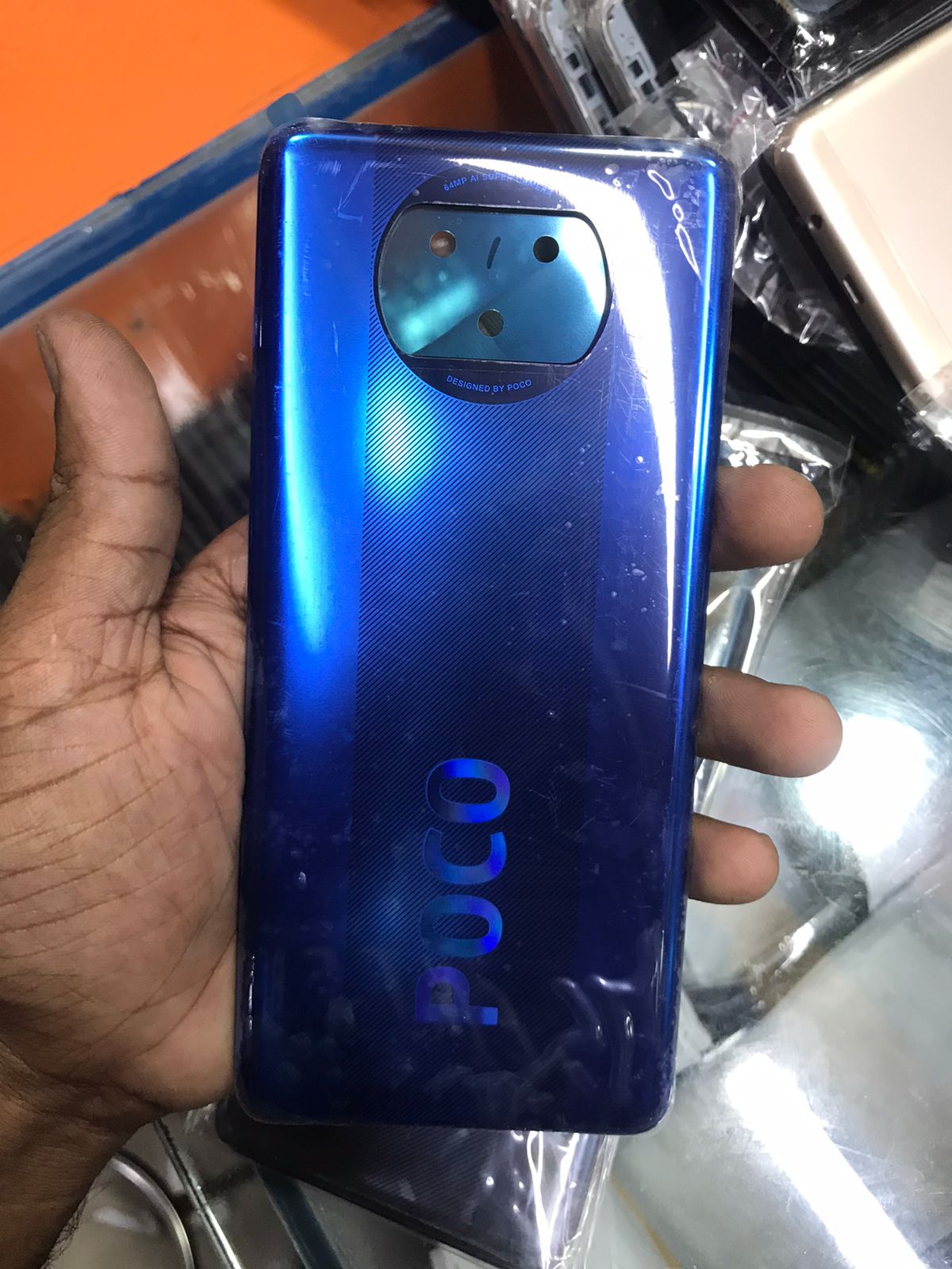 Back Panel Cover for Xiaomi Poco X3 Pro By Power Telecom 24 | Daraz.com.bd