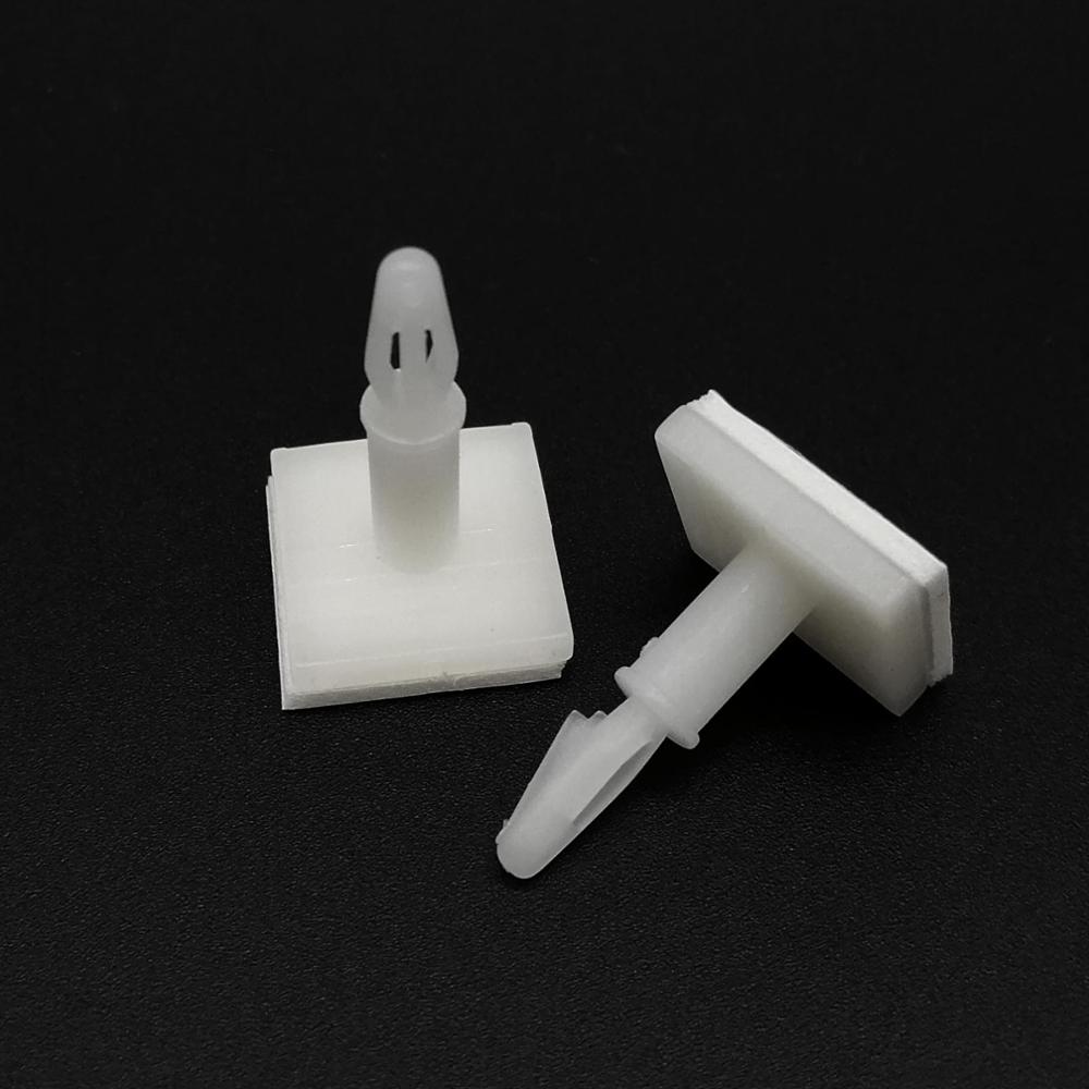 25pcs Adhesive Glue Nylon Plastic Standoff Spacer Bolt Lock Clip on ...