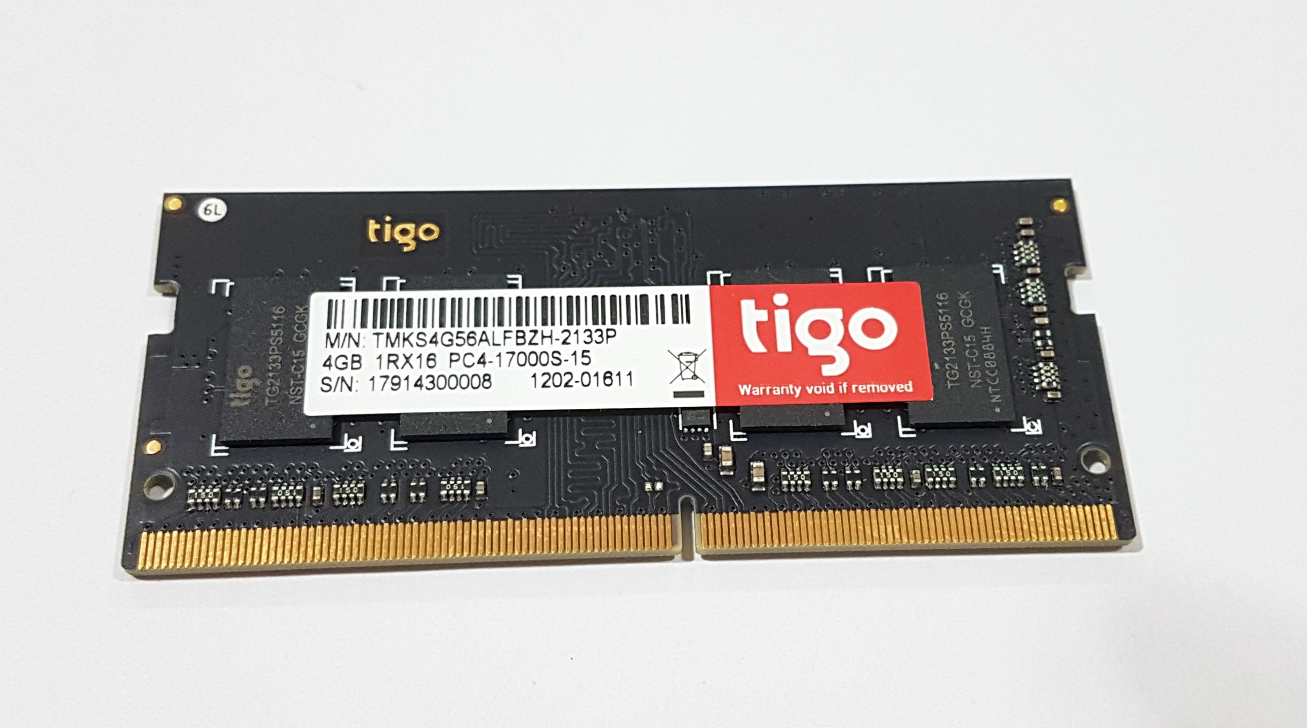 RAM DDR4(2133, NB) 4GB 4 Chip - Tigo - Ram notebook DDR4 2133 4GB แรม ...