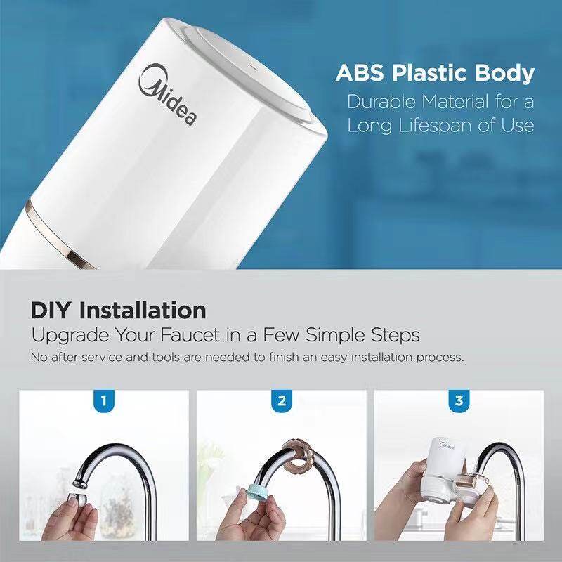 เครื่องกรองน้ำหัวก๊อก MIDEA (Water Purifier) เครื่องกรองน้ำ ไมเดีย รุ่น ...