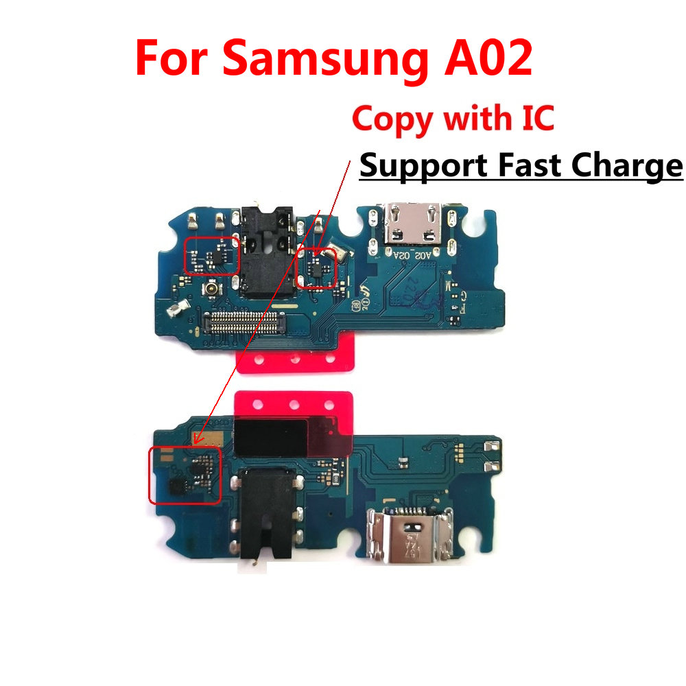 Charging Board Samsung Galaxy A02 fast charge Microphone Module With IC ...