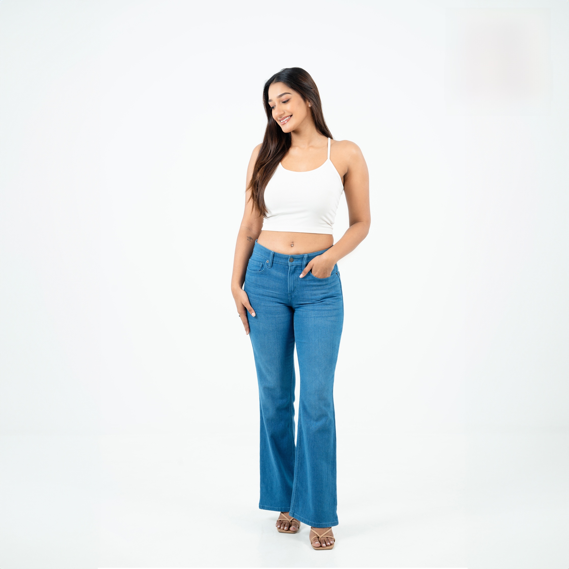 Moose Women's Bootcut Denim Indigo | Daraz.lk