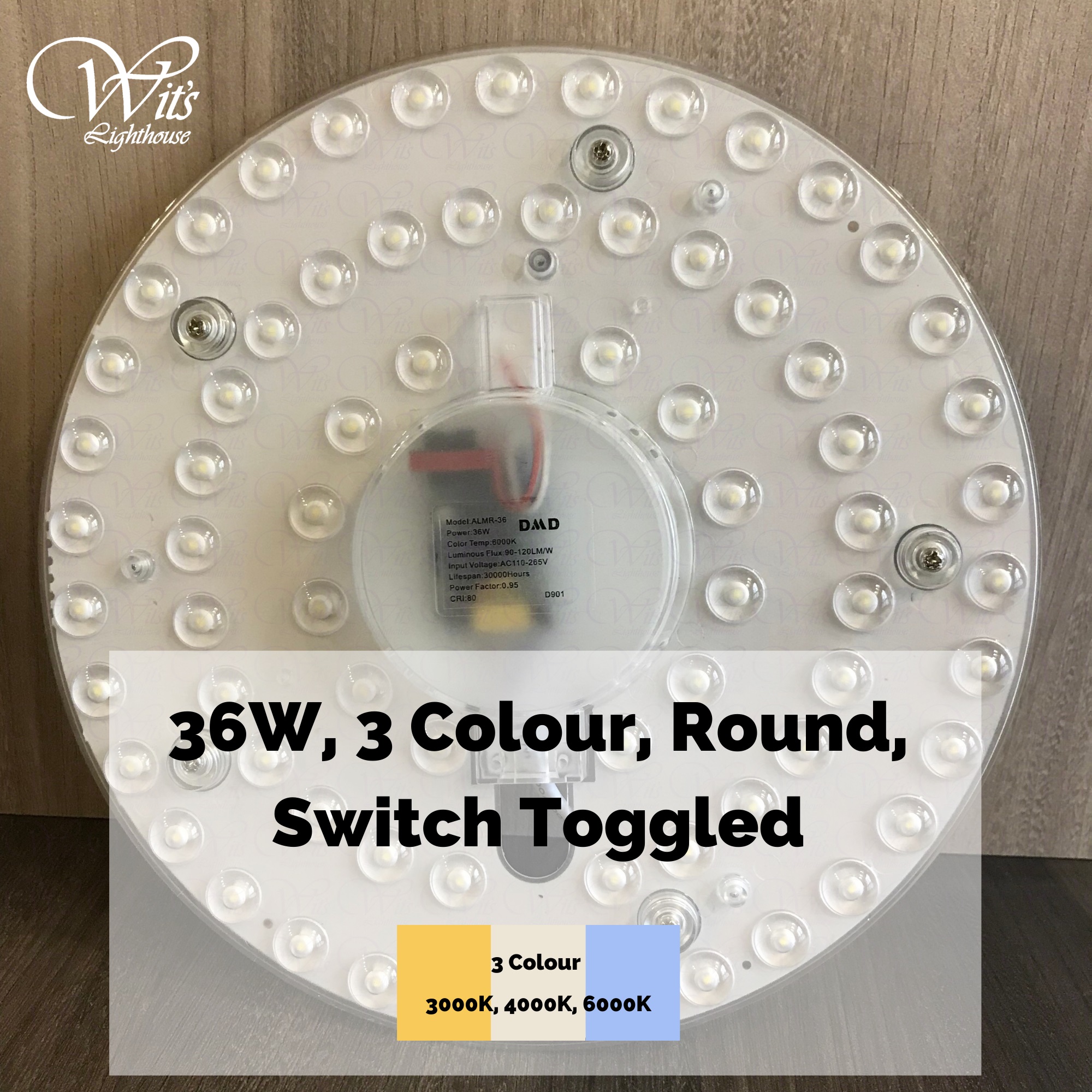 Ceiling Light Replacement Magnetic Module, LED Board, Round, 1 Year ...
