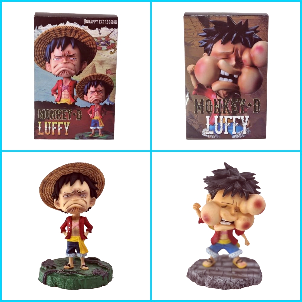 Figure One Piece Luffy Wounded Bleeding Hurt Ver Set 2Pcs | Lazada ...