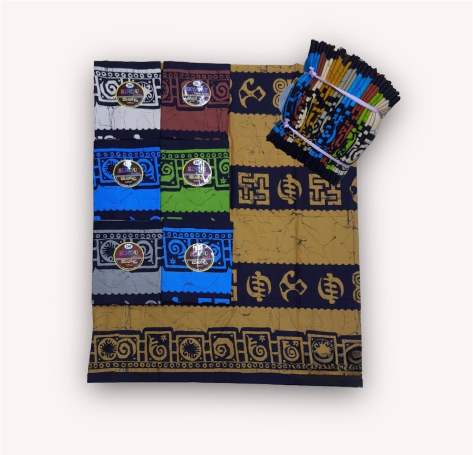 Sandstone Batik Sarong Set Indian Sarong 2M ( Random Design ) | Daraz.lk