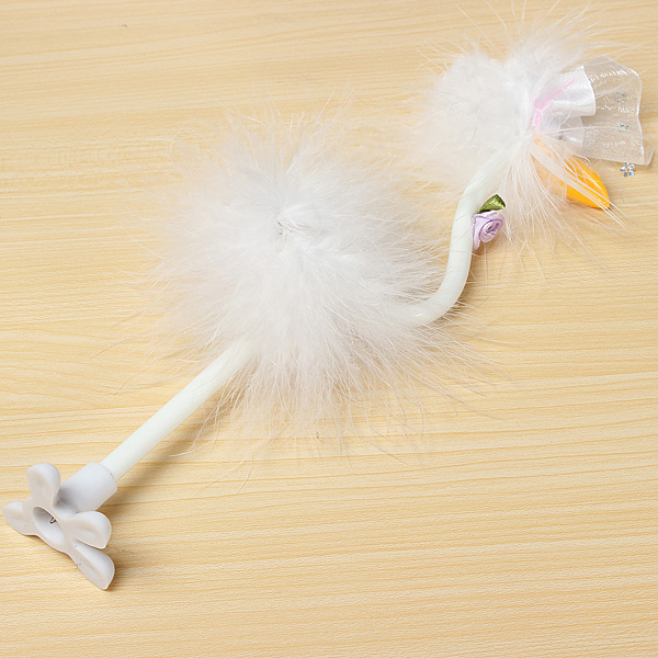 Ostrich Feather Wedding Reception Guest Book Pen Furniture Signing Pen ...