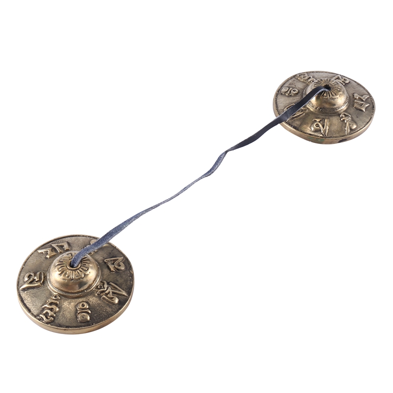 Handicraft Cymbal Musical Instrument Mindfulness Bronze Chime Tingsha ...