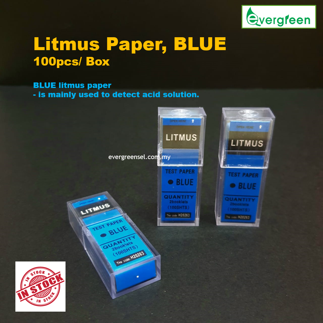 Litmus Paper Blue, 100's | Lazada