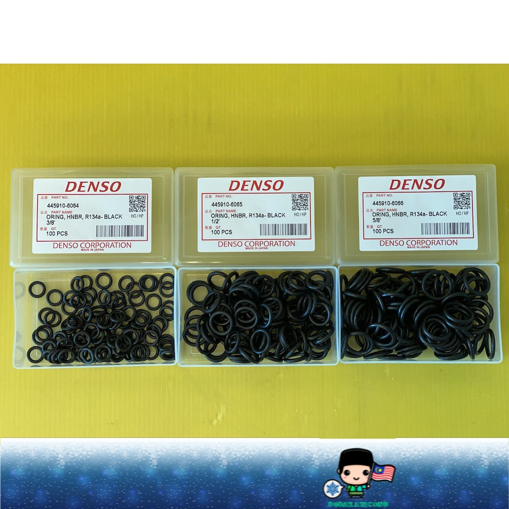 Rubber Oring, HNBR, R134a (3-box/set), Random Colour. | Lazada