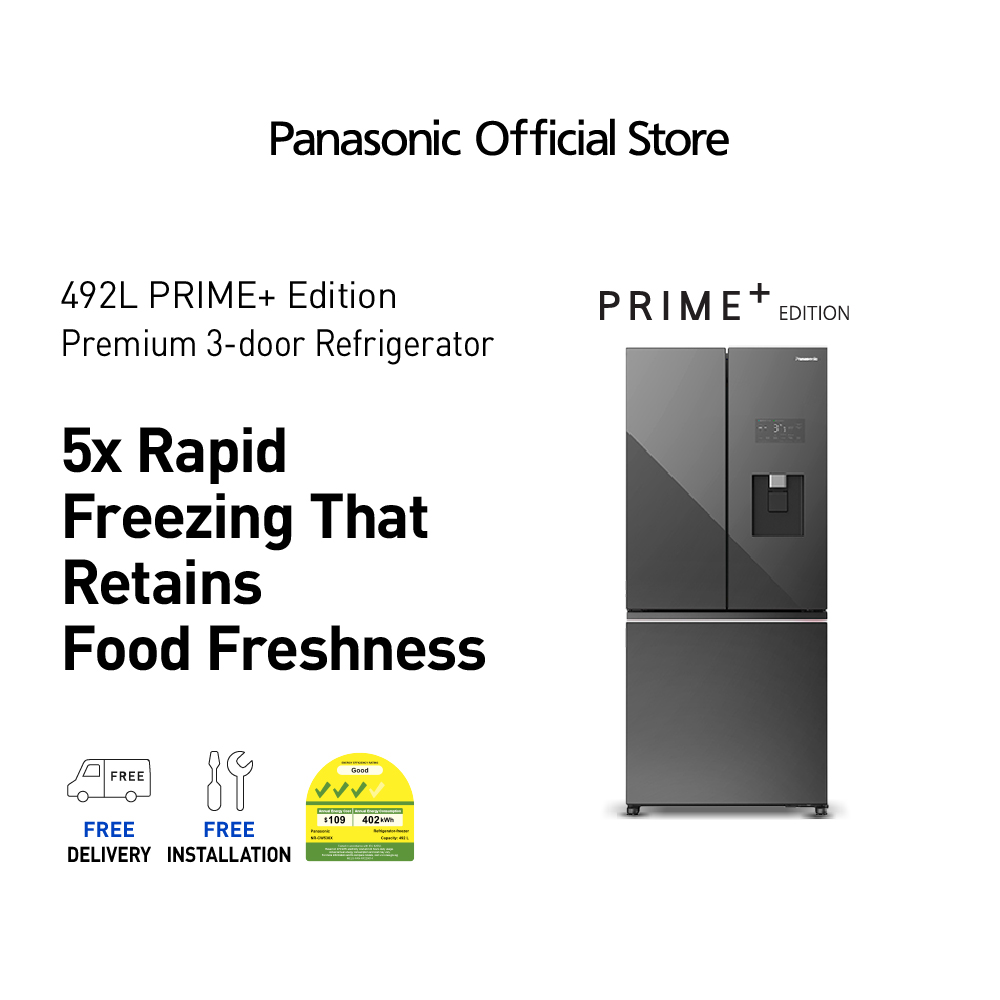 Panasonic Prime+ Edition 3 Doors Refrigerator with PrimeFresh ...