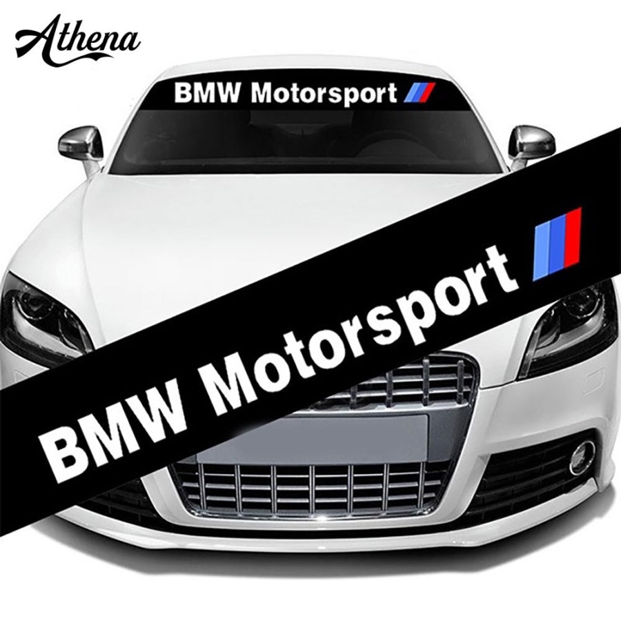 Stiker Kaca Depan Mobil Bmw Stiker Kaca Bmw Motorsport Lazada Indonesia