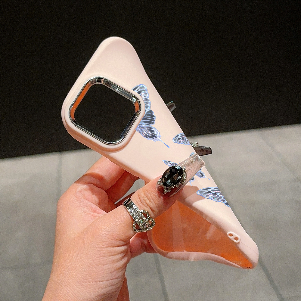 Hontinga for Samsung S22 Ultra S22 5G Back Cover Luxury Silver Edge ...