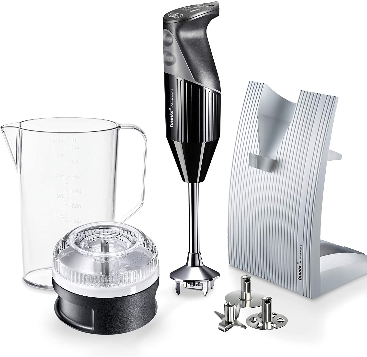 Bamix Swissline M150-150 Watt 2 Speed 3 Blade Immersion Hand Blender ...