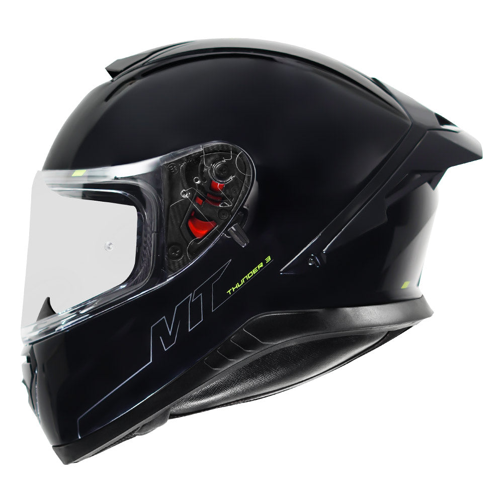 MT Thunder 3 pro Matt Black |Helmet For Bike | MT Helmet Full Face ...