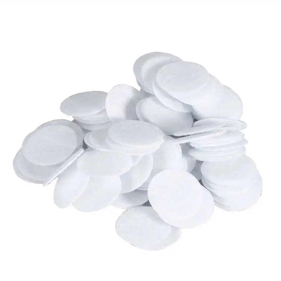 100pcs Round Cotton Filter Filtering Pads Wipe Pads for Face Care ...