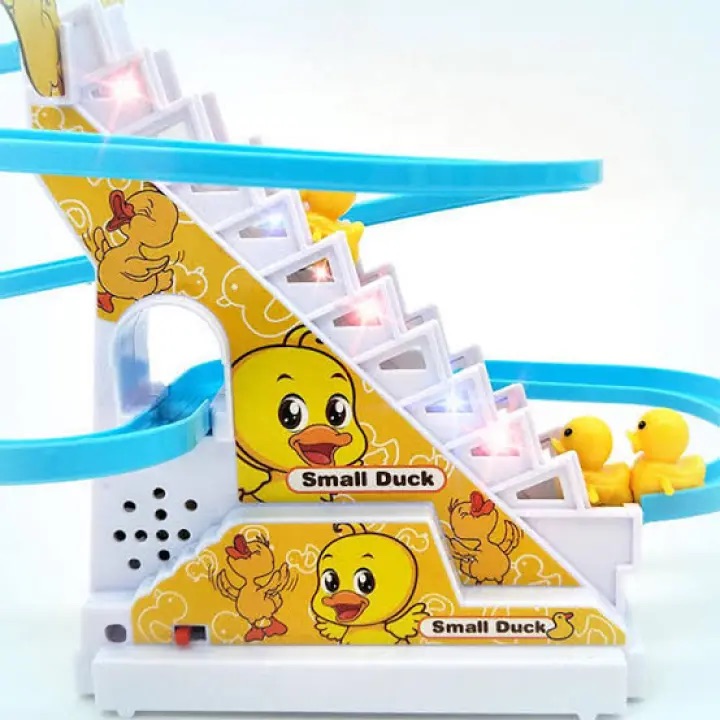 Cute Kids Duck Roller Coaster Fun Toy With 3 Ducks, Light and Music ...