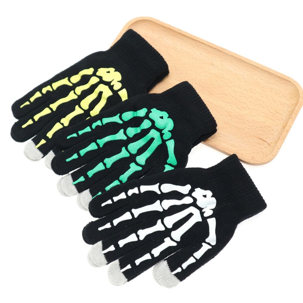 Cool Knitted Claw Gloves Keep Warm Touch Screen Halloween Mittens Hand ...