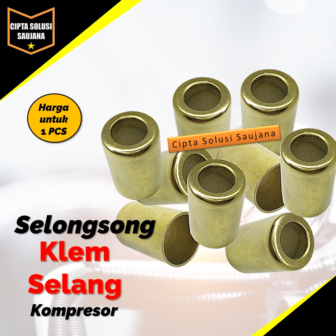 SELONGSONG KALENG SELANG PRESS KLEM SELANG ANGIN KOMPRESOR FERRULE ...