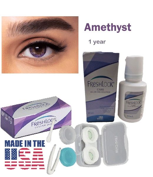 Colour AMETHYST - Fresh Look acl Colour Blends Contact Lens - Full Set ...