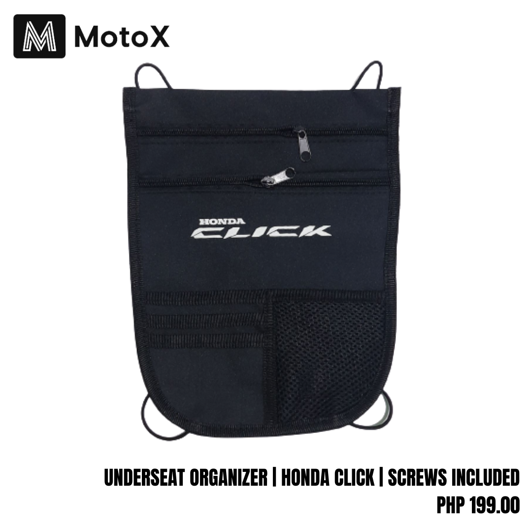 SEAT ORGANIZER FOR HONDA CLICK | SOClick Under Seat Pocket Storage Men ...
