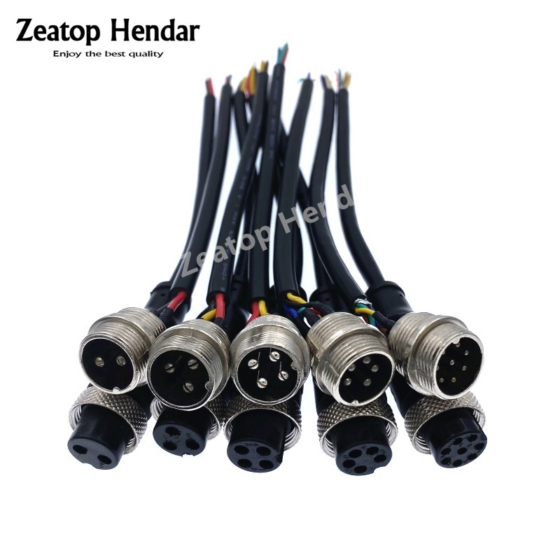 1pcs Gx16 2 / 3 / 4 / 5 / 6 / 8 Pin Aviation Cable M16 Wire Male ...