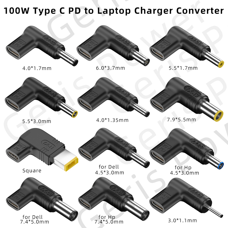 1 00W USB Type C PD Laptop Power Bank to Laptop Charger Converter for ...