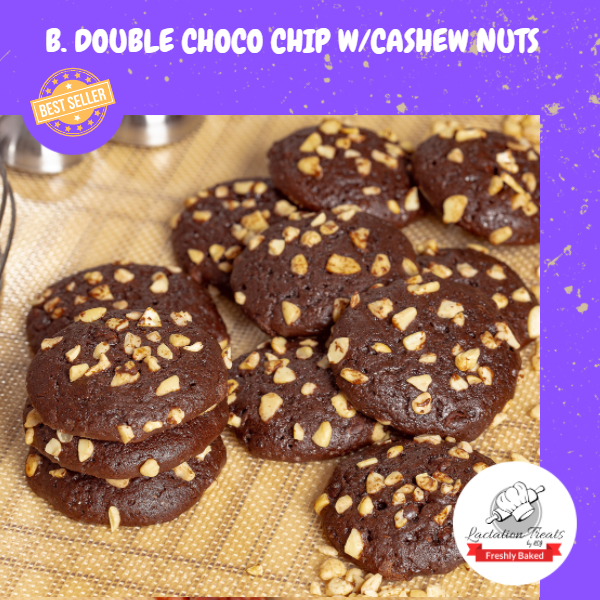 Breastmilk Booster - Freshly Baked Lactation Cookies Double Choco chip ...