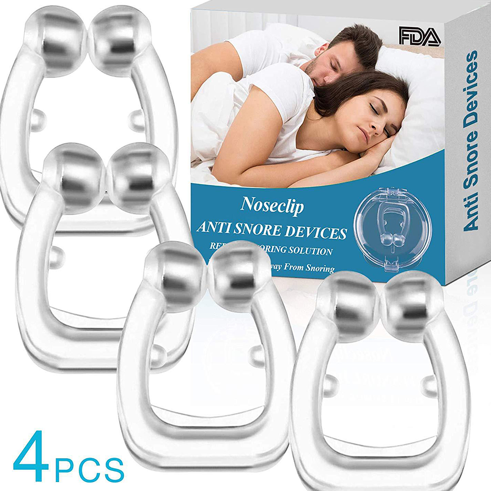 Aweisuan Hot Sale Silicone Magnetic Anti Snore Stop Snoring Nose Clip ...