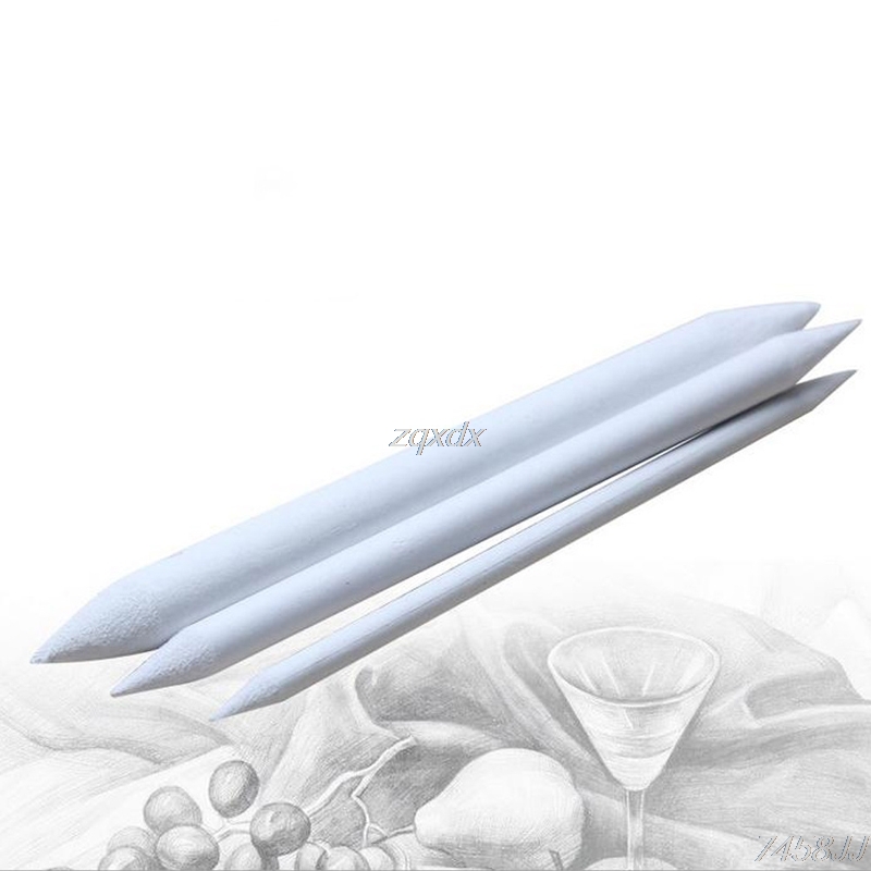 【LKFJ4ORX6W】3 Stump Sketch Durable Drawing Tool Pastel New Blending ...