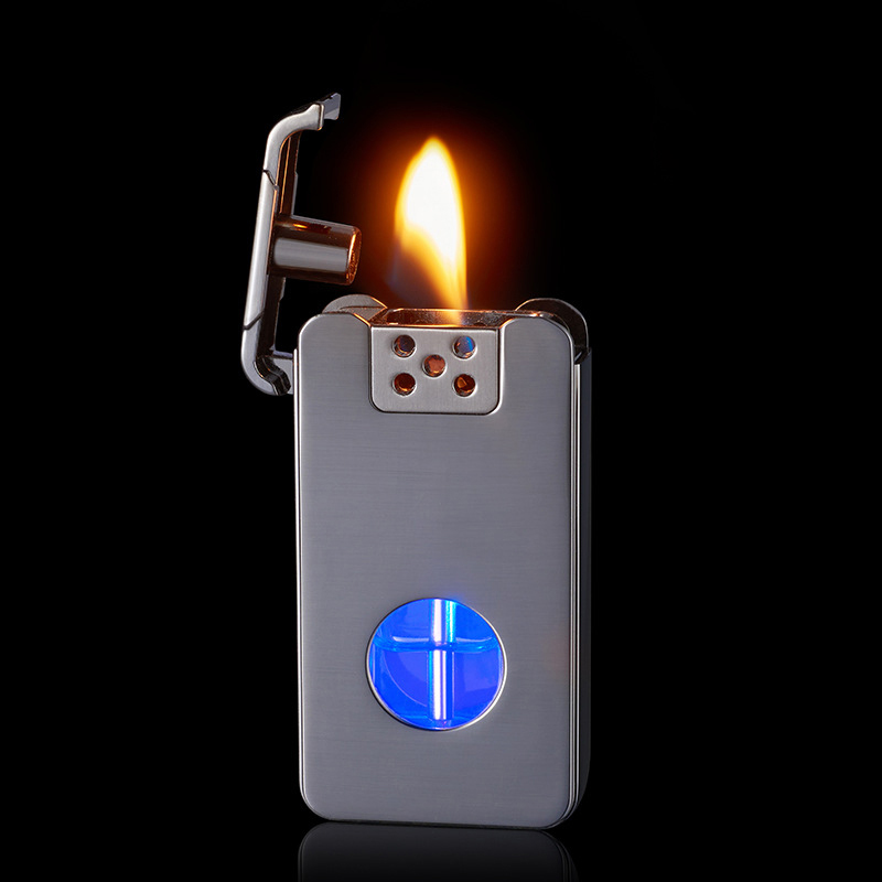 Smart Voice Activated Ignition Kerosene Lighter Large Capacity Blue ...