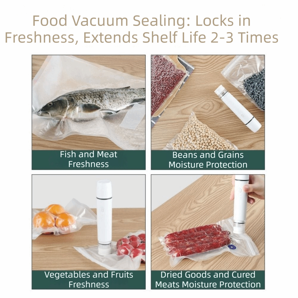 Portable Handheld Food Bag Sealed Wand Mini Wet And Dry Use Automatic ...