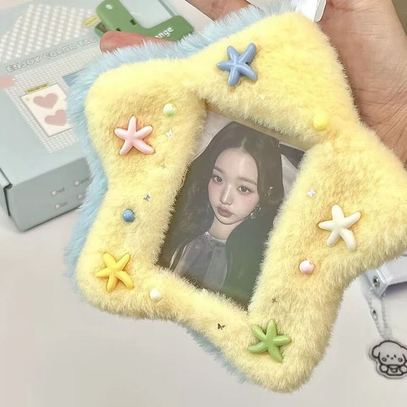 Cute Plush Holder Photo Albums Decor Cover Case Bus Card Protector Bag ...