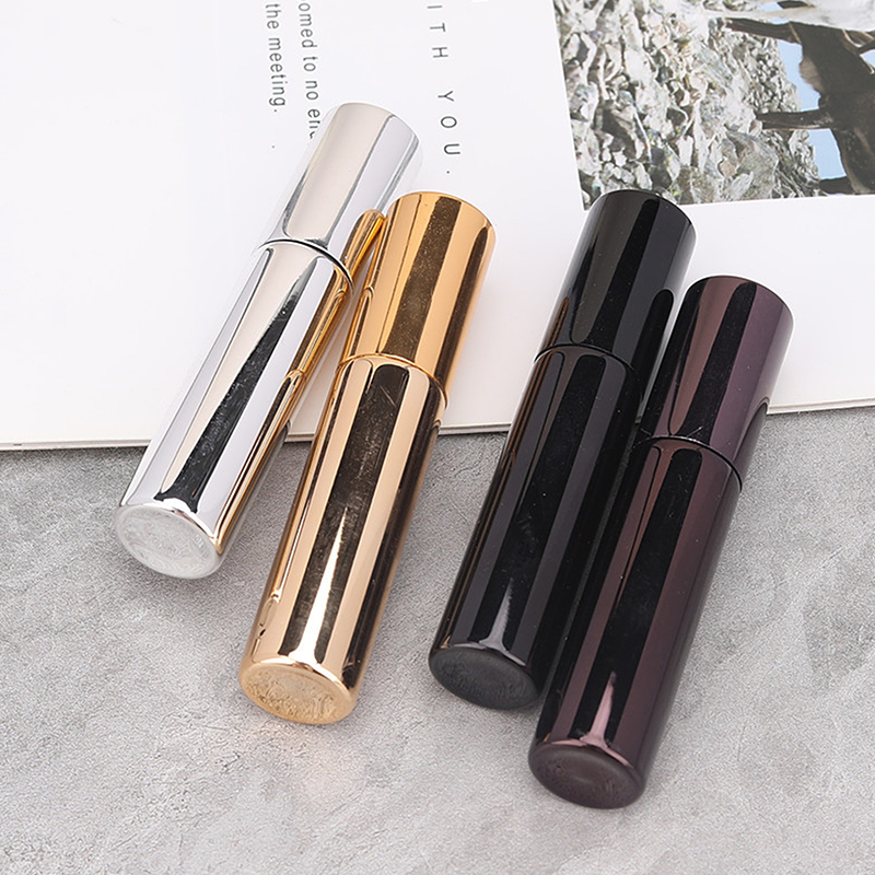 10ML Portable UV Glass Refillable Perfume Bottle With Aluminum Atomizer ...