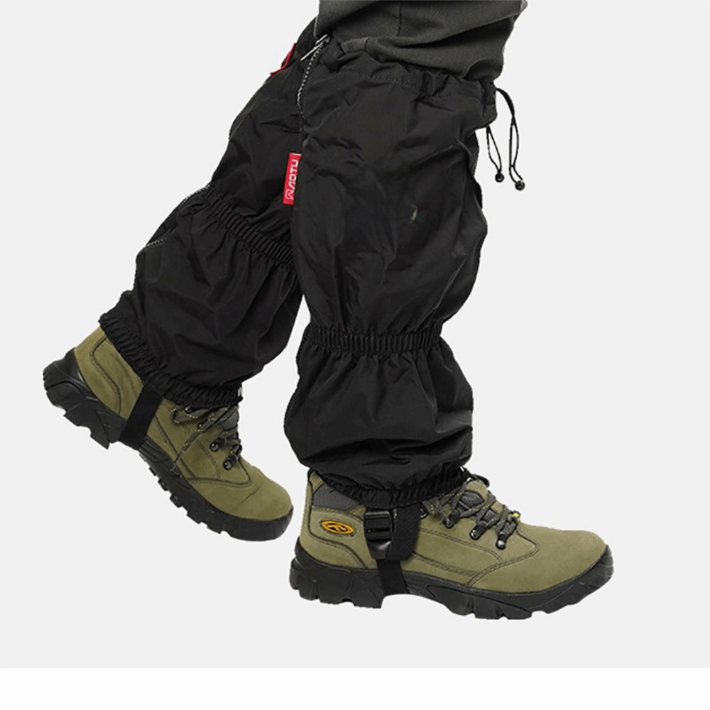 Men Women Waterproof Leg Gaiters Windproof Anti-Sand Snow Boot Covers ...
