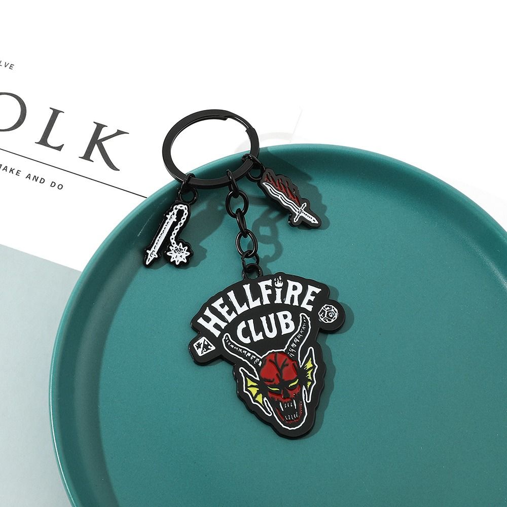 New Stranger Things Hellfire Club Pendant Necklace Demogorgon Demon ...
